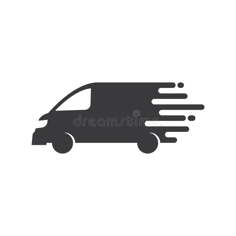 Fast Van Logo Vector Icon Design. Fast Delivery Logo Icon, Simple ...