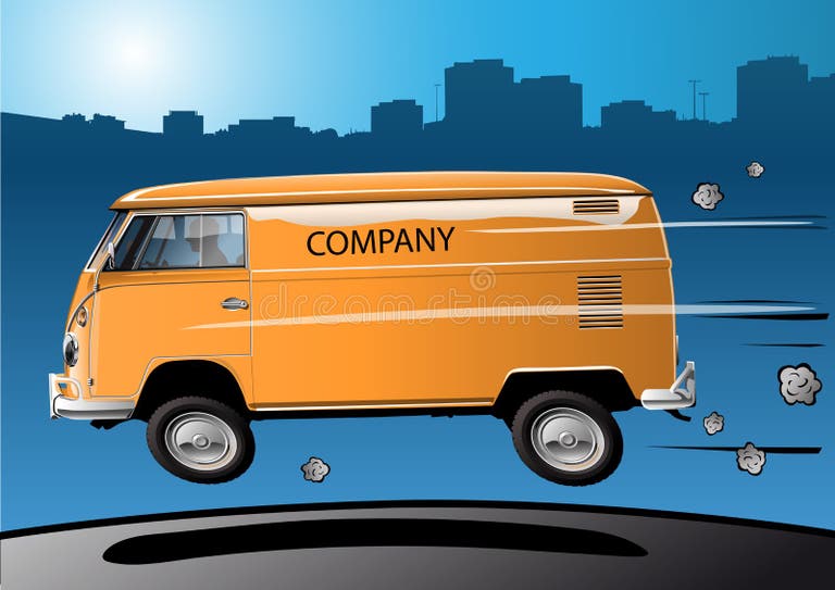 Volkswagen Transporter Stock Illustrations – 63 Volkswagen Transporter ...