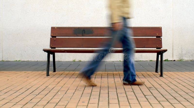 Fast walking blur stock photo. Image of person, coat - 22959414