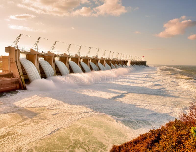 Fast Waves Break and Generate AI-generated Hydropower Stock ...