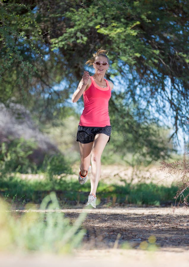 Fast woman runner stock image. Image of fitness, marathon - 50093943