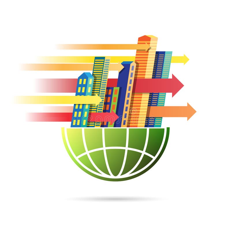 Fast World Business Pace stock vector. Illustration of finance - 55060390