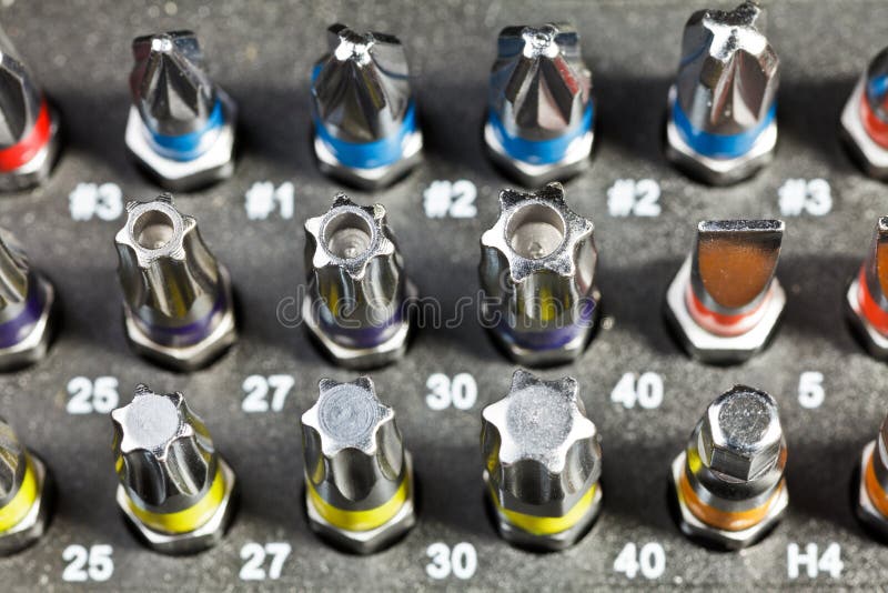 Fastener Bit Set stock photo. Image of drill, construction - 19577622