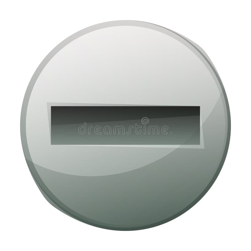 Fastener Head Vector Icon.Cartoon Vector Icon Isolated on White ...