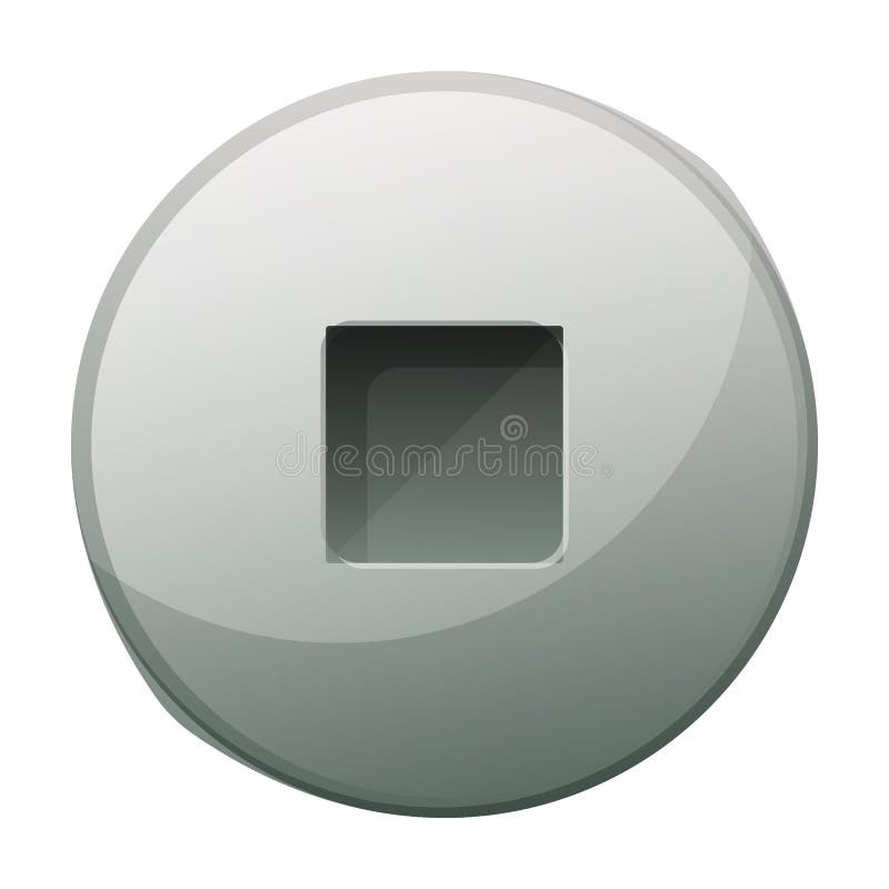 Fastener Head Vector Icon.Cartoon Vector Icon Isolated on White ...