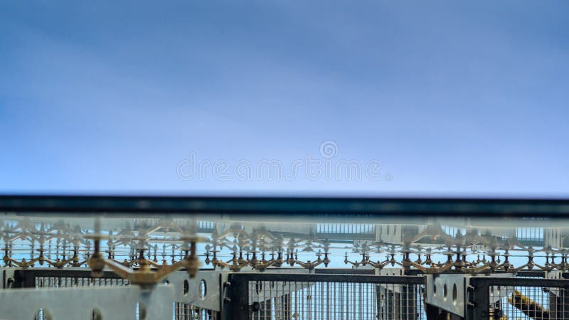 Fasteners Elements of Spider Glass System Stock Photo - Image of ...