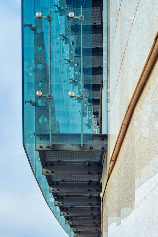 Fasteners Elements of Spider Glass System Stock Photo - Image of ...