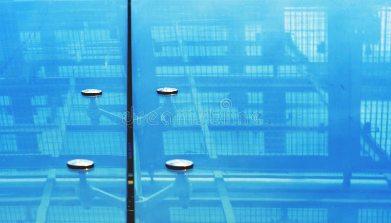 Fasteners Elements of Spider Glass System Stock Image - Image of clamp ...