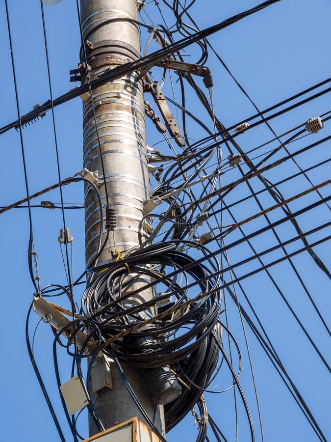 The Intersection Of The Supply Wires Of The Contact Network Of Urban ...