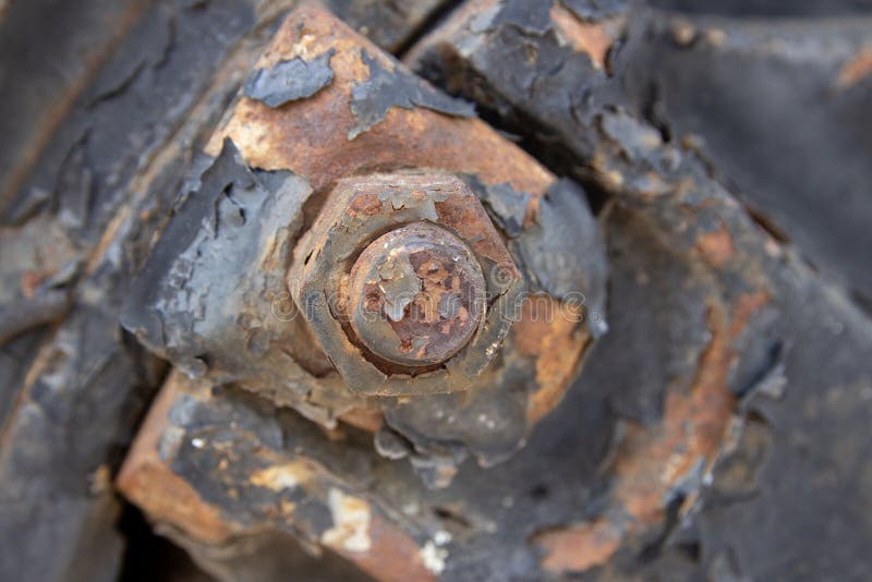 Car wheel fastening nut stock image. Image of maintenance - 307701423