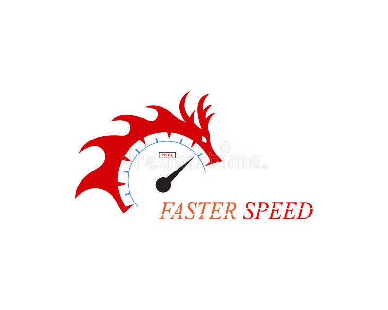 Faster Speed Car Logo Template Vector Illustration Stock Illustration ...