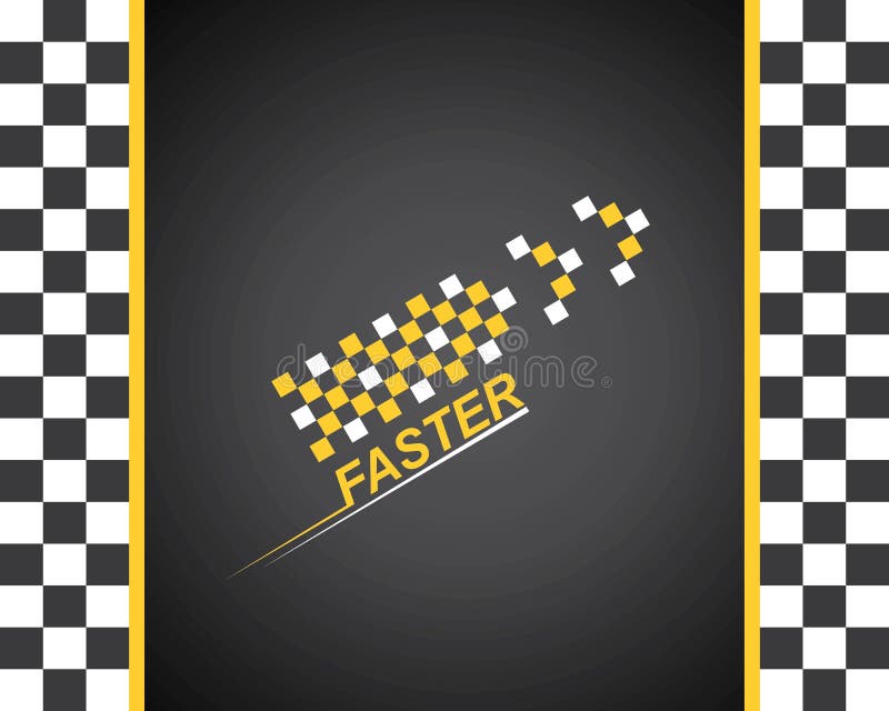 Faster Speed Logo Icon of Automotive Racing Concept Stock Vector ...