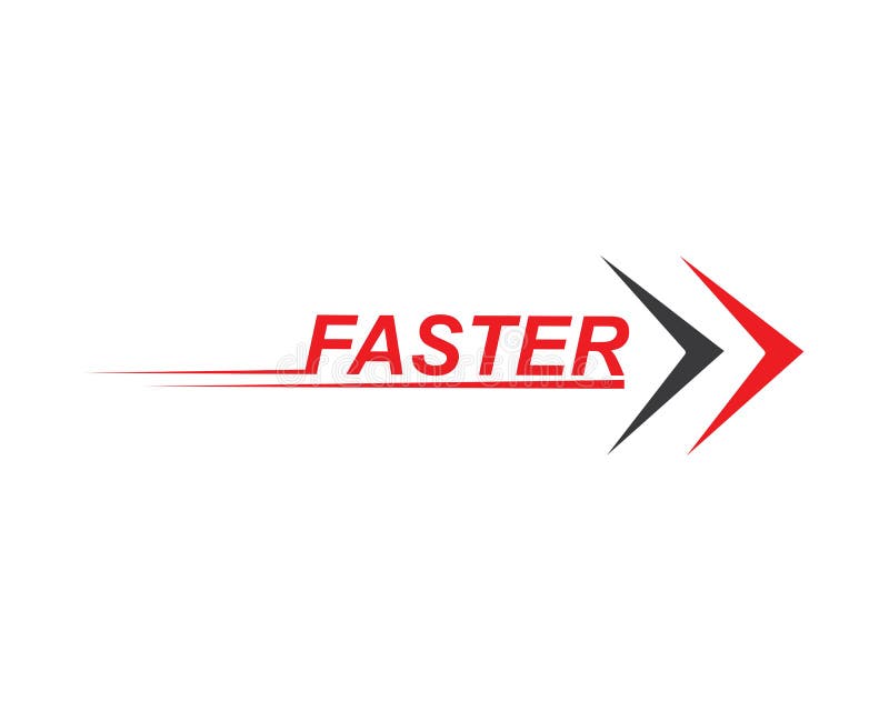 Faster Speed Logo Icon of Automotive Racing Concept Stock Vector ...