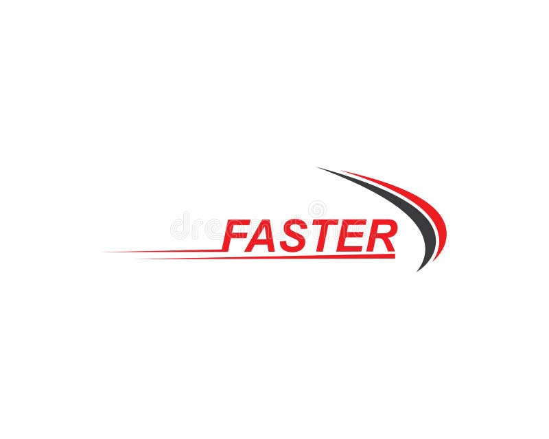 Faster Speed Logo Icon of Automotive Racing Concept Stock Vector ...