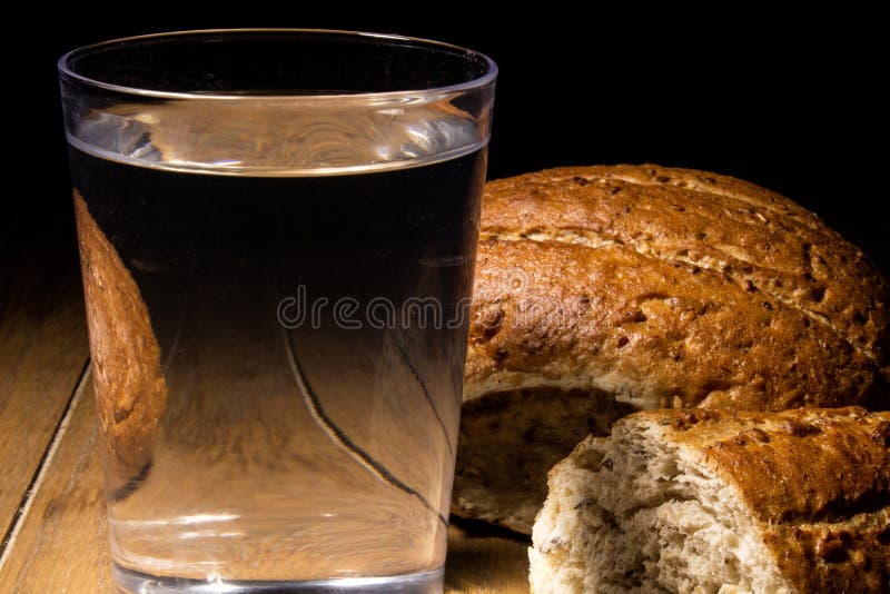 Fasting for Bread and Water Stock Photo - Image of demon, lent: 92686314