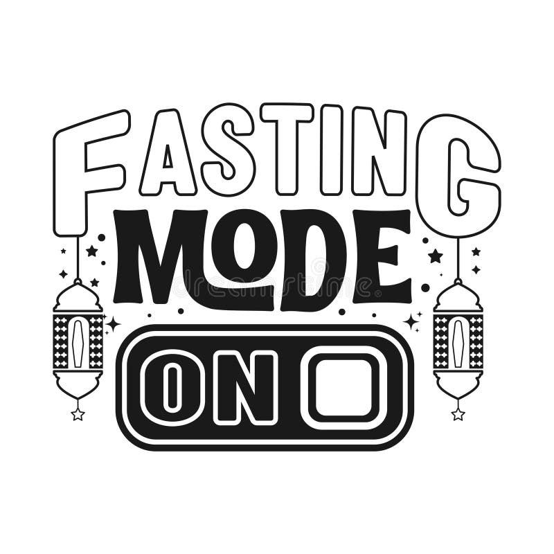 Fasting Mode on Ramadan Poster Background Wallpaper Stock Vector ...