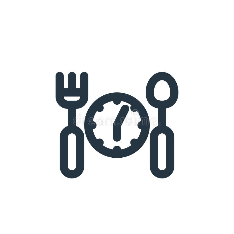 Fasting Vector Icon. Fasting Editable Stroke. Fasting Linear Symbol for ...