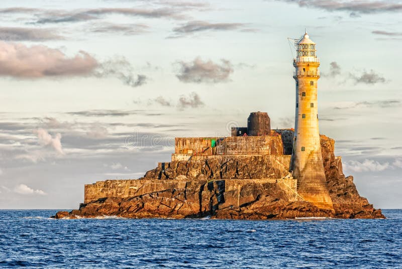 Lighthouse, Fastnet Rock stock image. Image of building - 12647625