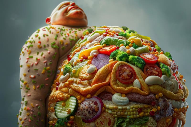 Fat Bely Close Up,gluttony Concept Stock Photo - Image of voracious ...