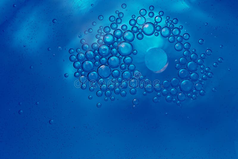 Fat on blue liquid stock photo. Image of industry, color - 31095308