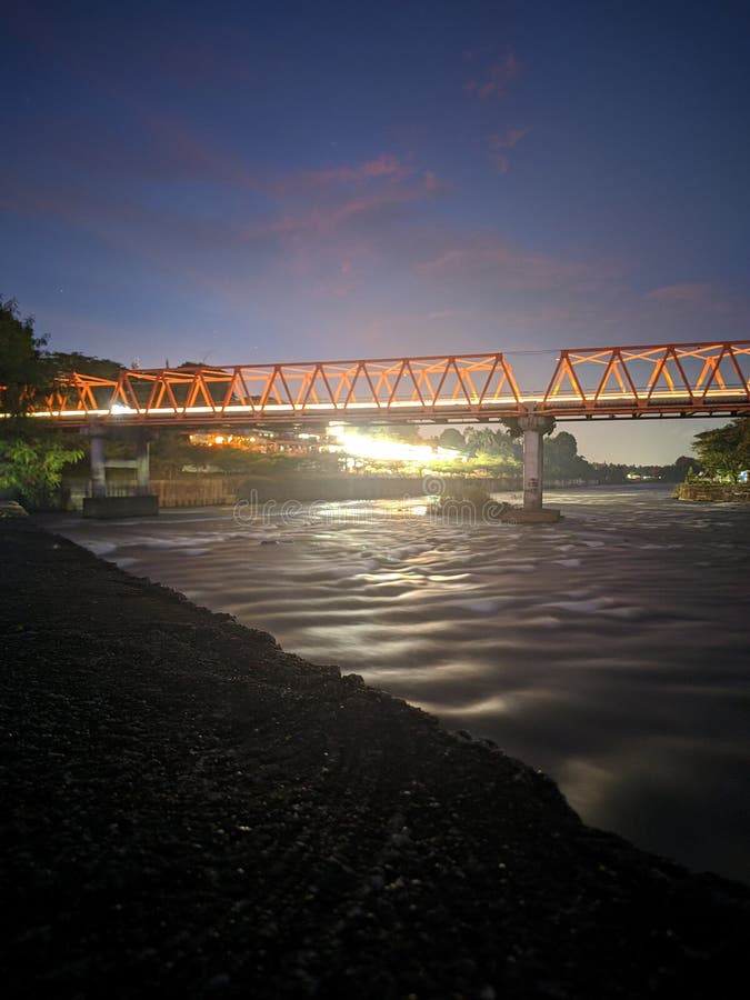 Fat bridge stock photo. Image of afternoon, bridge, sungai - 262851388