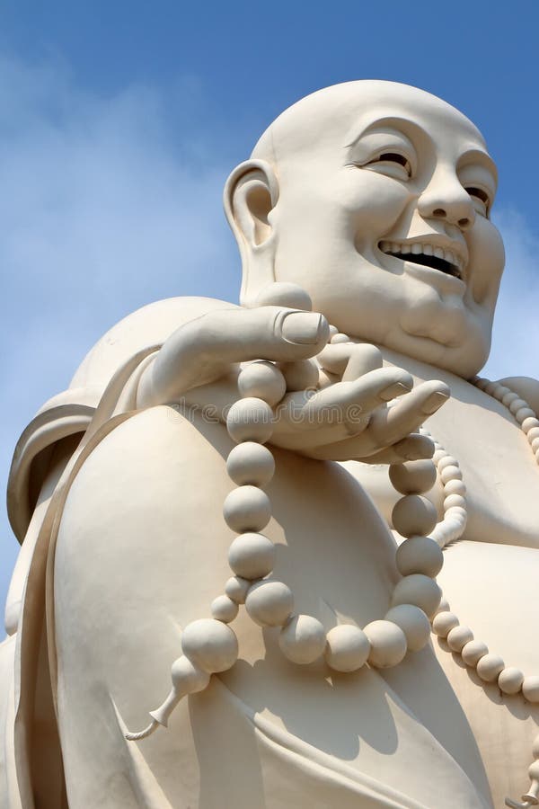 Fat Buddha head stock image. Image of smiling, figure - 75571843