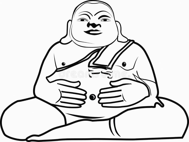 Fat Buddha Stock Illustrations – 225 Fat Buddha Stock Illustrations ...