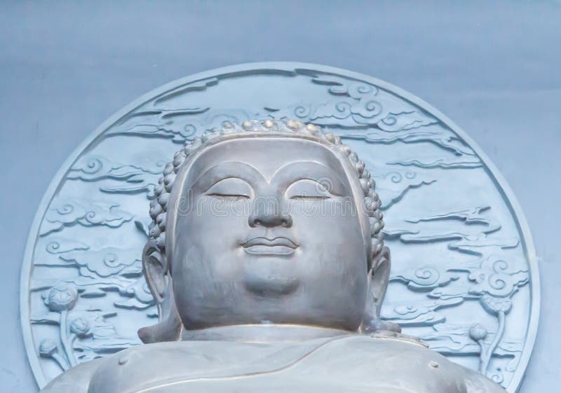 Fat Buddha statue stock photo. Image of grey, kindness - 61864924