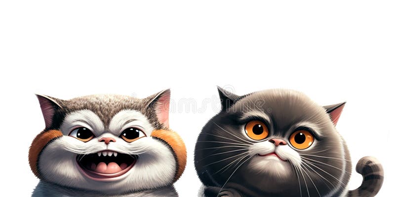 Fat Cat Smiling Stock Illustrations – 743 Fat Cat Smiling Stock ...