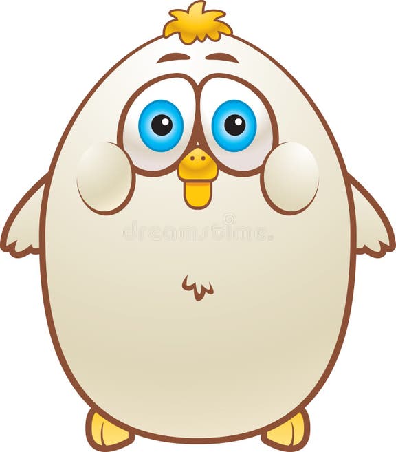 Fat Chicken stock vector. Illustration of white, round - 2032129