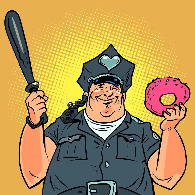 Donuts Cops Jokes Cartoons