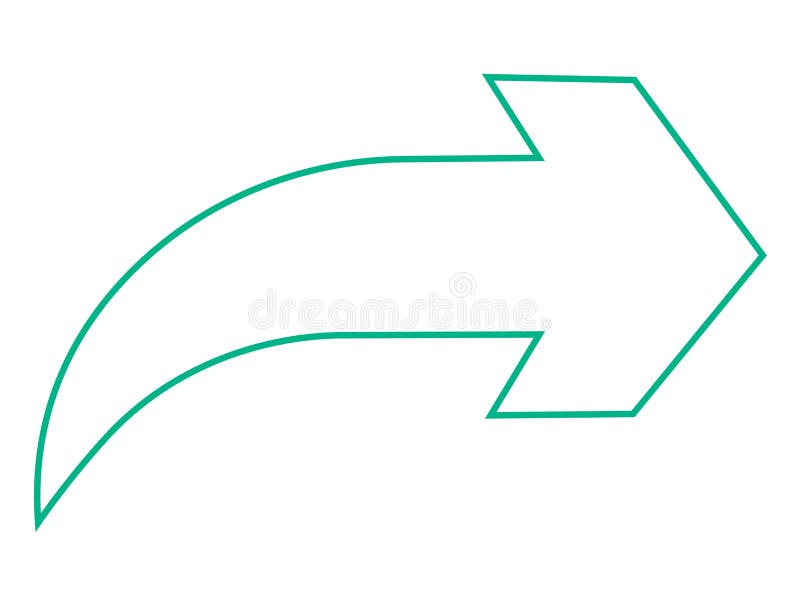 Fat digit sharp curve tail stock illustration. Illustration of sketch ...