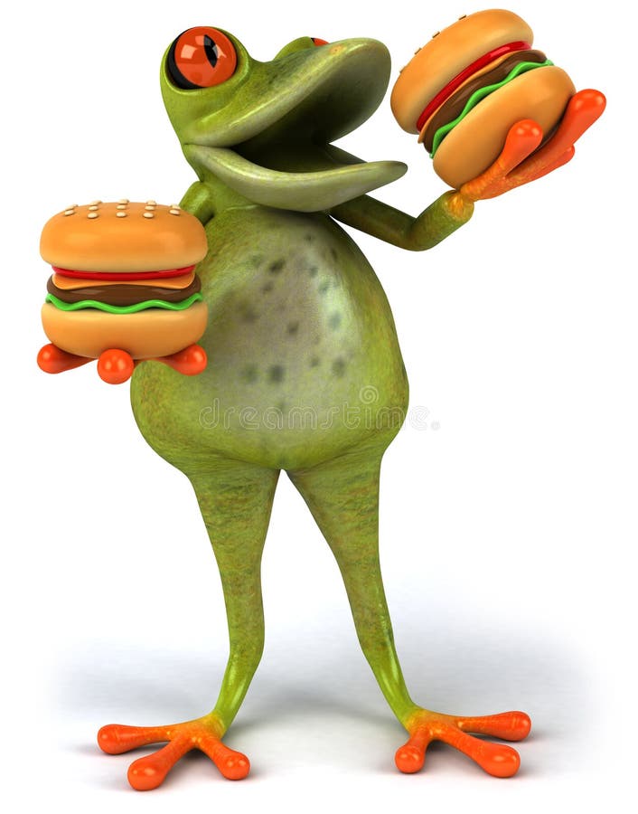 Fat frog stock illustration. Illustration of forest, animal - 15220621