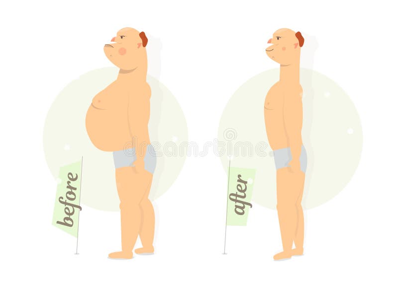 Fat Man Lean Man Stock Illustrations – 67 Fat Man Lean Man Stock ...