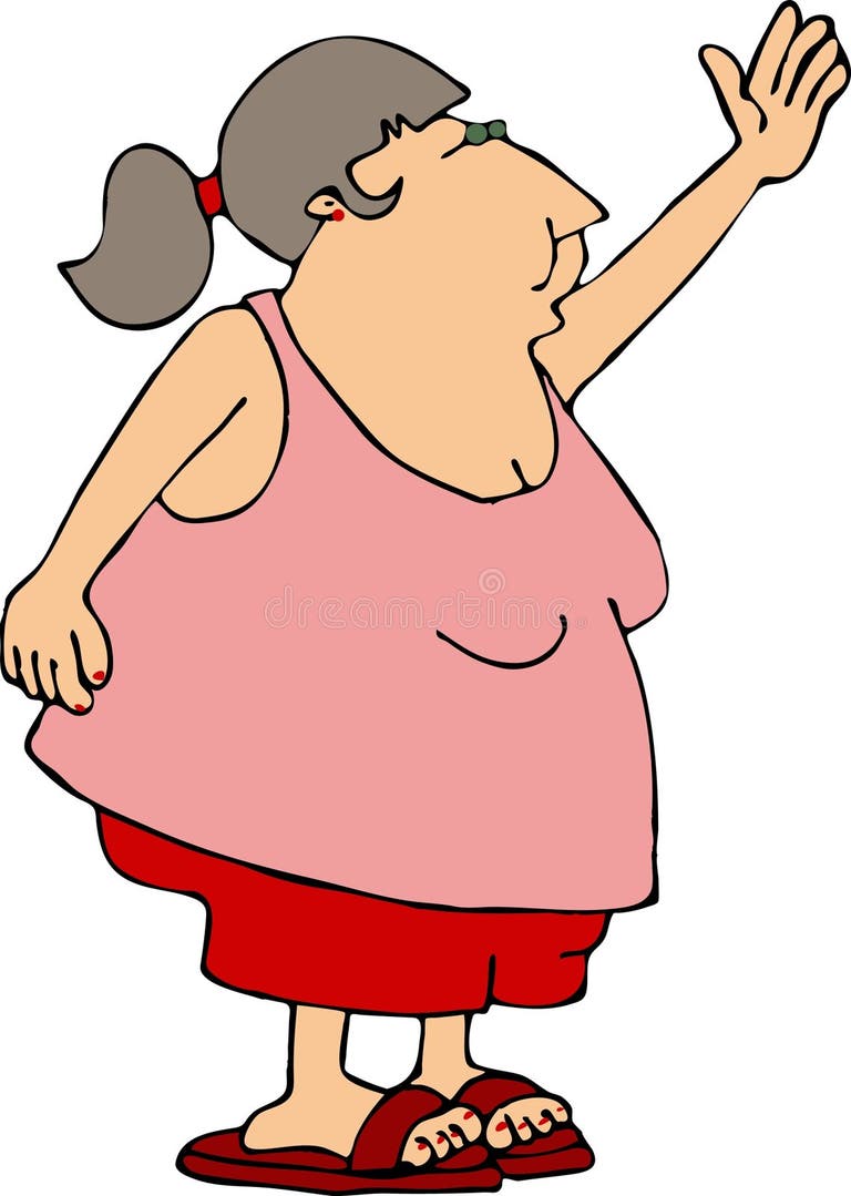 Fat Girl Waving Stock Illustrations – 51 Fat Girl Waving Stock ...