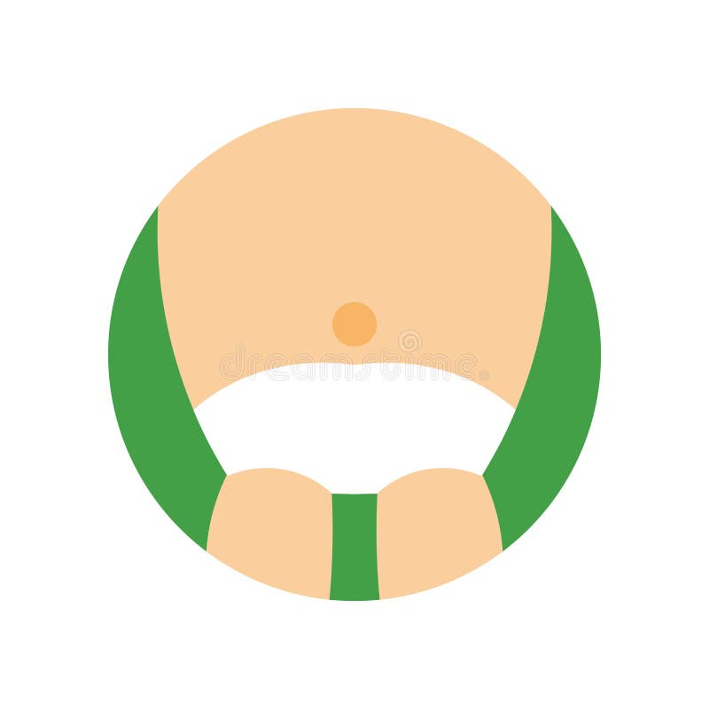 Fat Icon Vector Sign And Symbol Isolated On White Background, Fa Stock ...