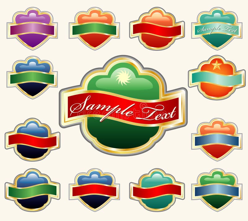 Fat labels stock vector. Illustration of beverages, cosmetics - 7273800