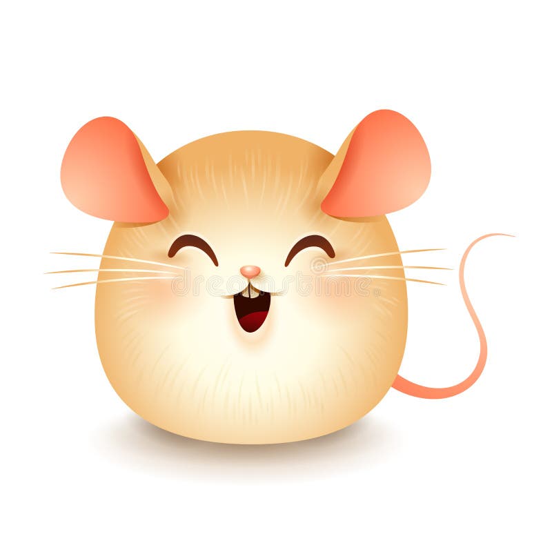 The Fat Little Rat. Year of the Rat. Stock Vector - Illustration of ...
