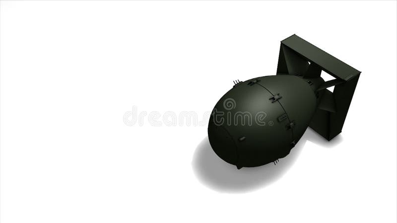 Fat Man Atomic Bomb 3d Model Stock Video - Video of burst, video: 203687607
