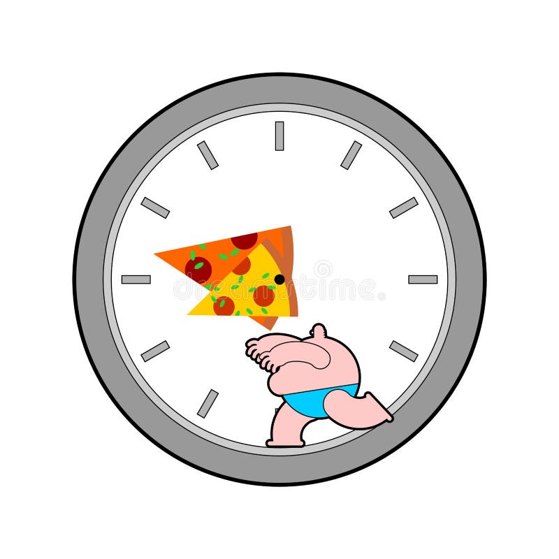 Fat Man Clock Stock Illustrations – 79 Fat Man Clock Stock ...