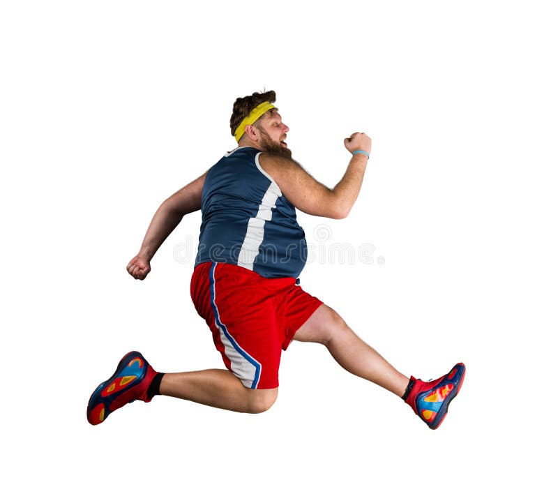 1,050 Fat Man Running Stock Photos - Free & Royalty-Free Stock Photos ...