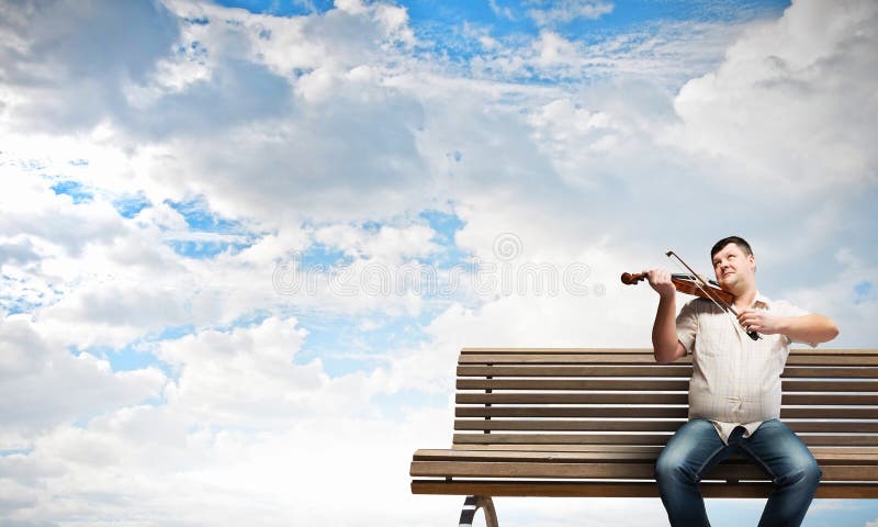 Fat Man Play Violin Stock Photos - Free & Royalty-Free Stock Photos ...