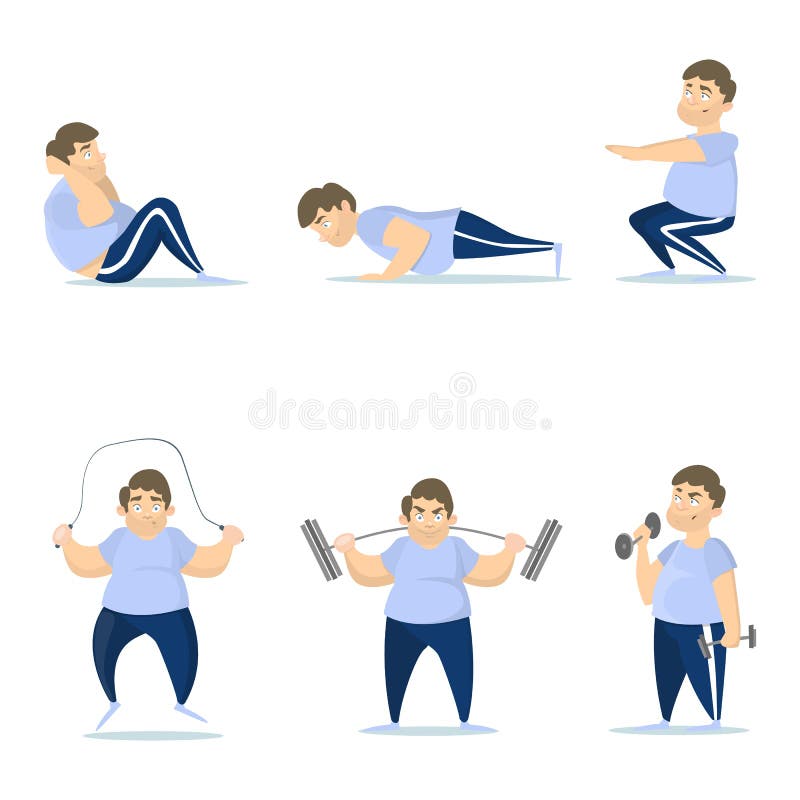 Fat Man Jumping Stock Illustrations – 183 Fat Man Jumping Stock ...