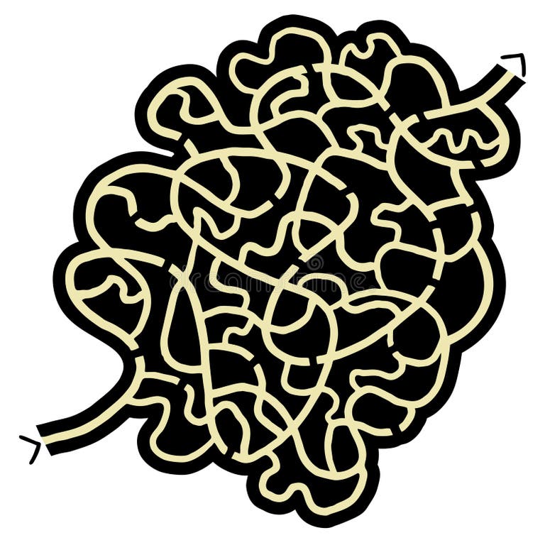 Fat maze stock vector. Illustration of creative, maze - 38934449