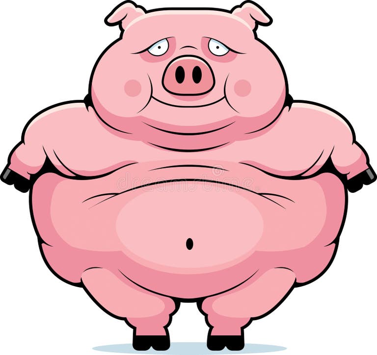 Fat Pig Cartoon Stock Illustrations – 8,026 Fat Pig Cartoon Stock ...