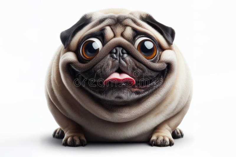 Fat Pug Stock Illustrations – 503 Fat Pug Stock Illustrations, Vectors ...