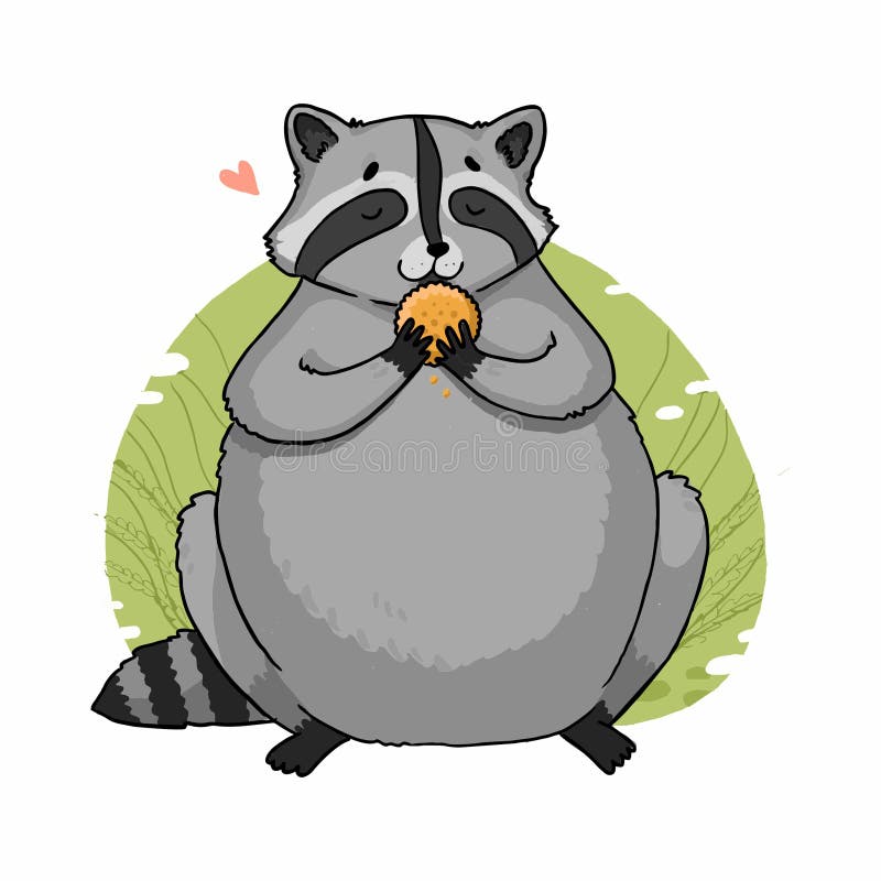 Fat Raccoon Stock Illustrations – 135 Fat Raccoon Stock Illustrations ...
