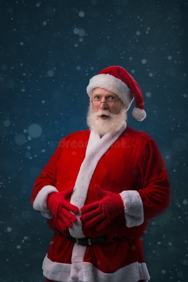 Santa Claus Holding His Belly Stock Photos - Free & Royalty-Free Stock ...