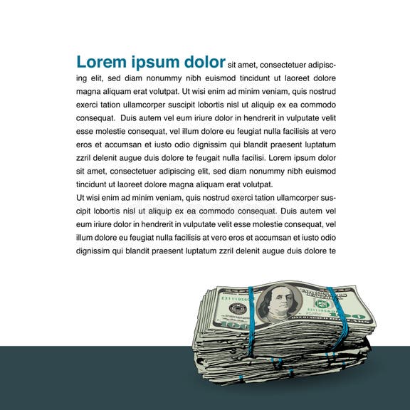 A Fat Stack of 100 Dollar Bills Stock Vector - Illustration of ...