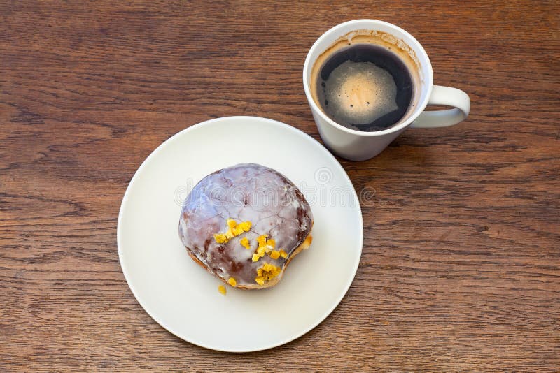 Fat Thursday - Donut and Coffee. Stock Photo - Image of pastry, food ...